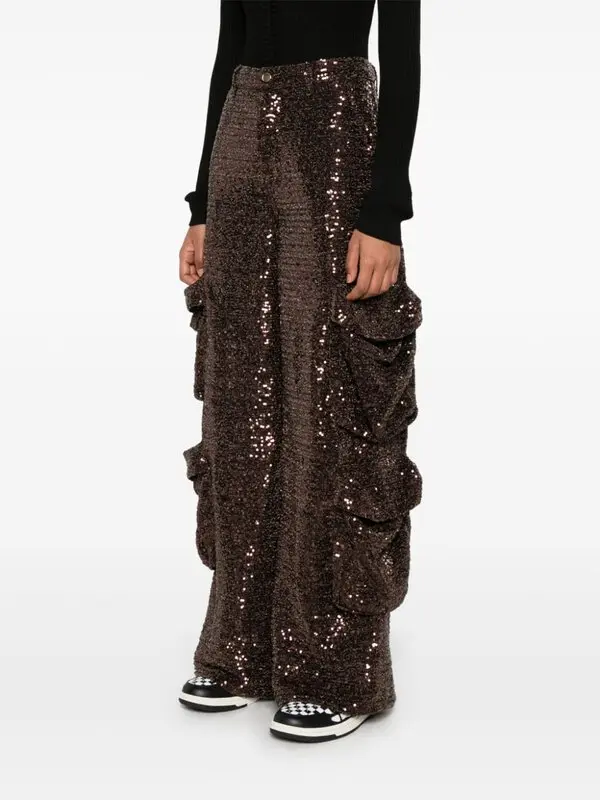 Amiri Sequin Cargo Pants