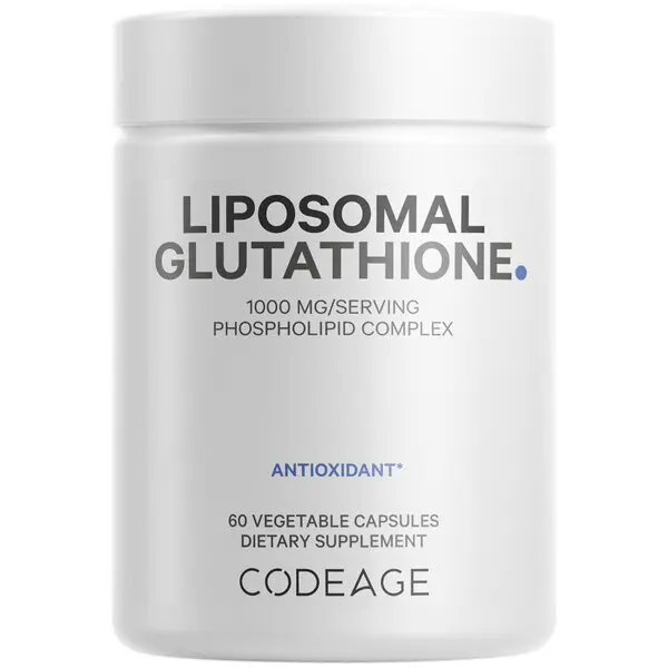 CODEAGE Liposomal Glutathione 1000 Mg Supplement - White