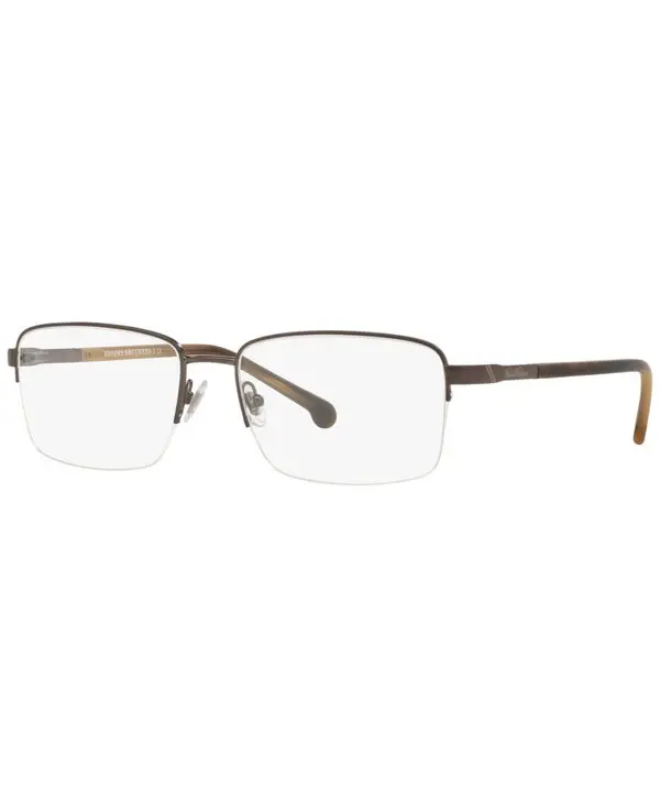 Brooks Brothers Rectangle Eyeglasses - Bronze