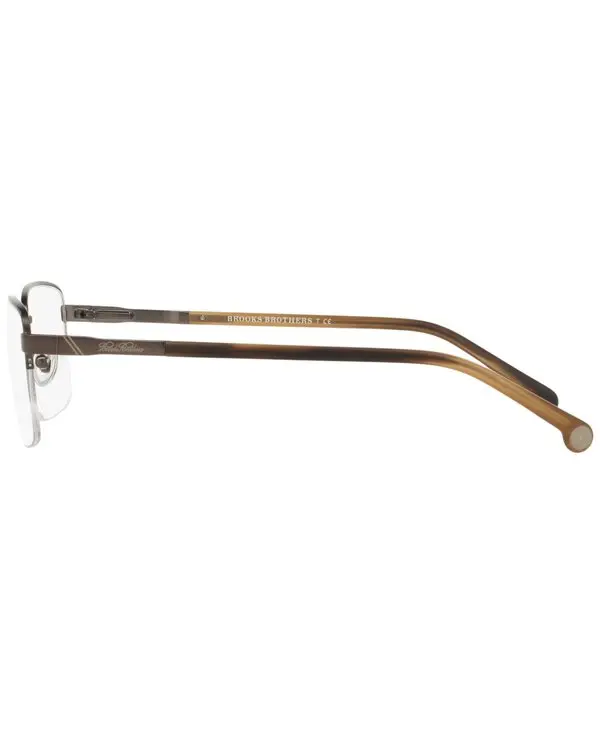 Brooks Brothers Rectangle Eyeglasses - Bronze