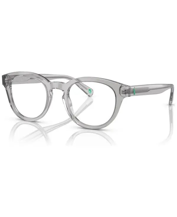 Polo Ralph Lauren Phantos Eyeglasses - Shiny Transparent Gray