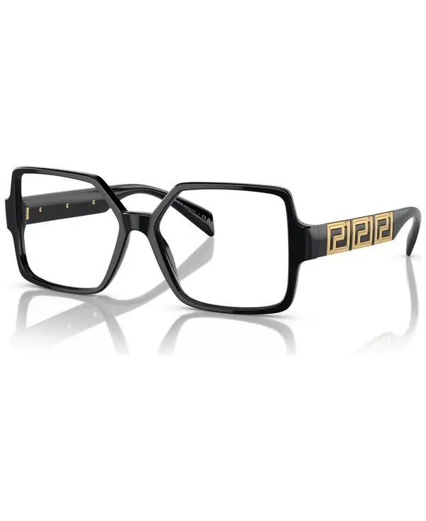 Versace Square Eyeglasses - Black