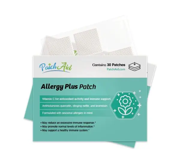 PATCHAID Allergy Plus Vitamin Patch - White