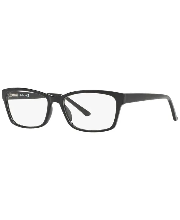 SFEROFLEX Square Eyeglasses - Black