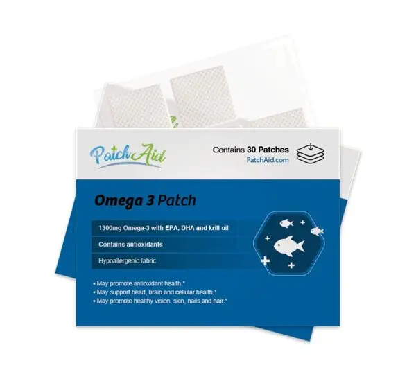 PATCHAID Omega-3 Vitamin Patch - White