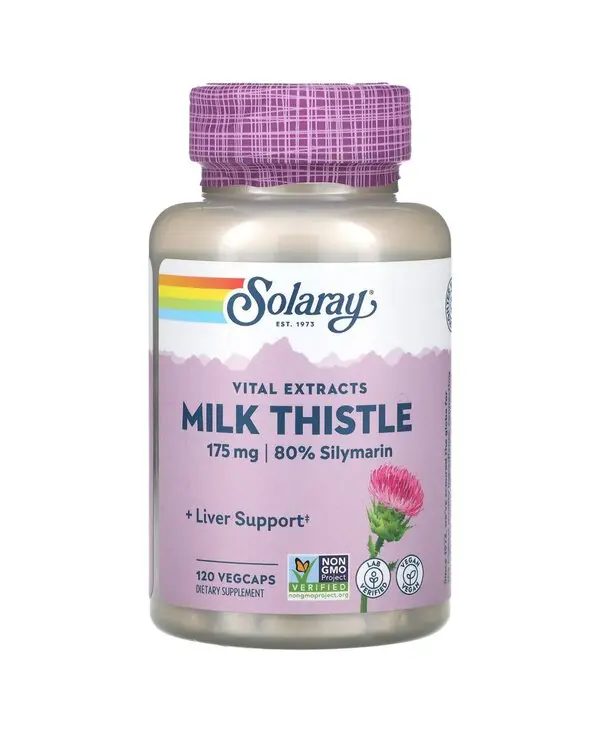 SOLARAY Vital Extracts Milk Thistle - No Color