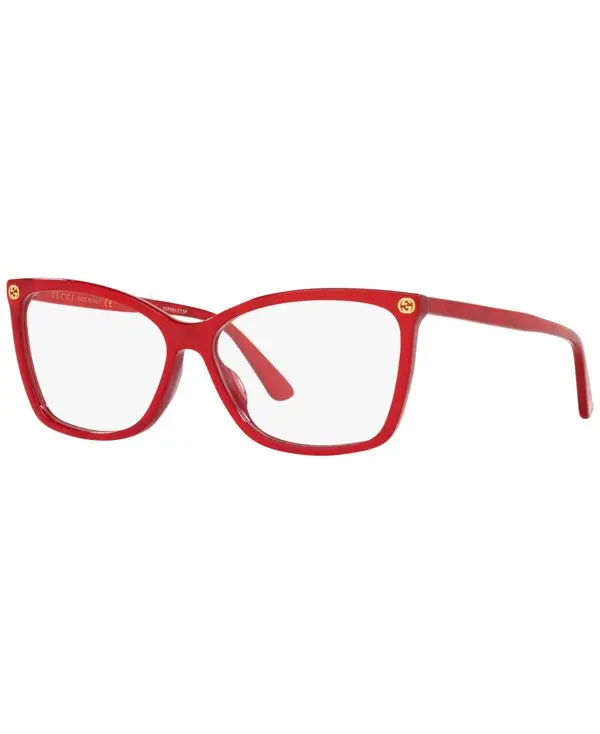 Gucci Butterfly Eyeglasses - Red