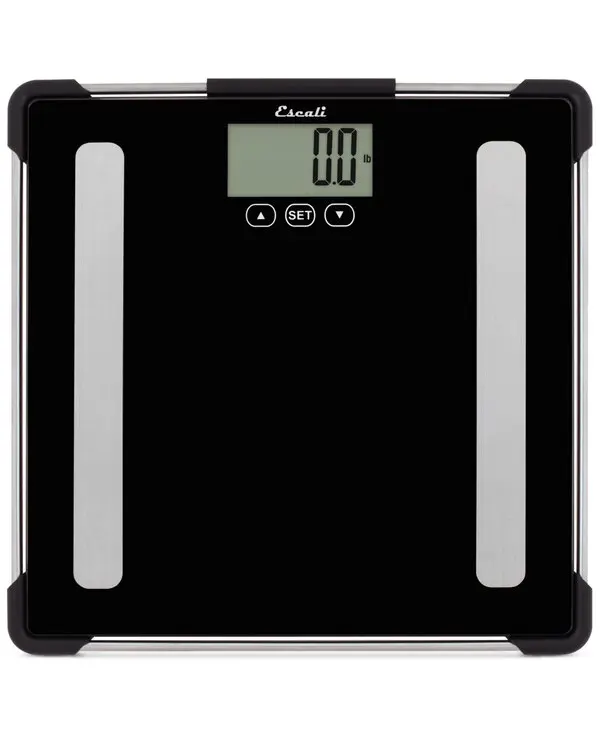 ESCALI Glass Body Analyzing Bathroom Scale - No Color