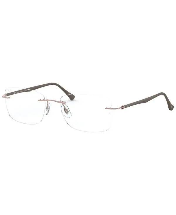 Ray-ban Rectangle Eyeglasses - Brown