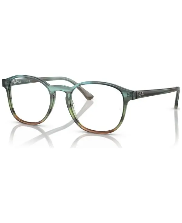 Ray-ban Phantos Eyeglasses - Striped Blue,green