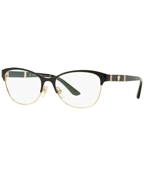 Versace Irregular Eyeglasses - Black Gold