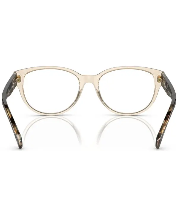 Ralph Lauren Oval Eyeglasses - Shiny Transparent Light Brown
