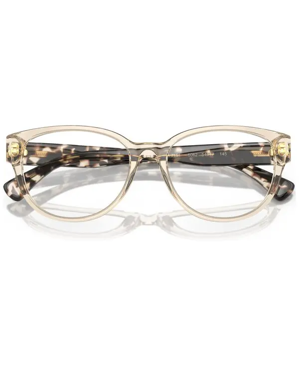 Ralph Lauren Oval Eyeglasses - Shiny Transparent Light Brown