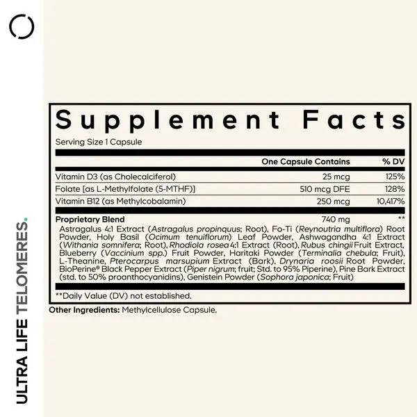 CODEAGE Ultra Life Telomeres Supplement