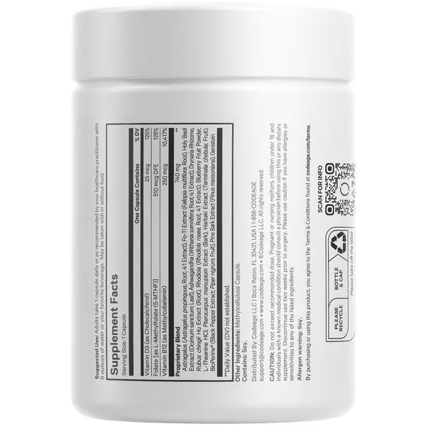 CODEAGE Ultra Life Telomeres Supplement