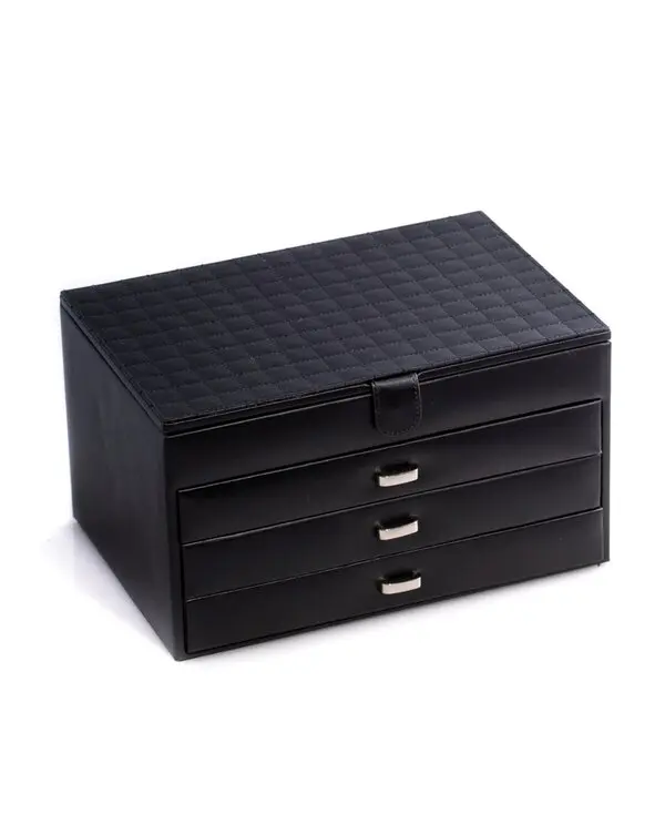 BEY-BERK 4 Level Jewelry Box - Multi
