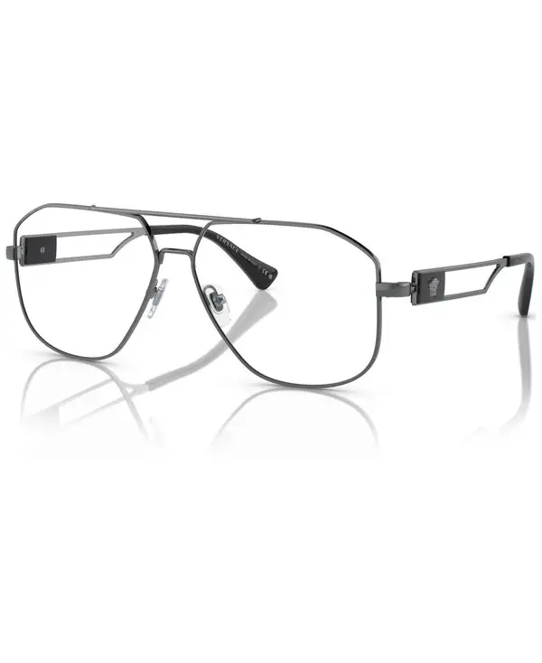 Versace Pilot Eyeglasses - Gray