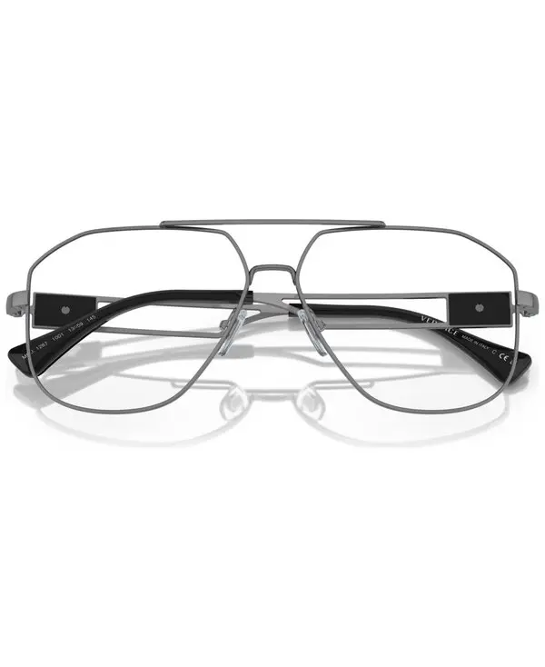 Versace Pilot Eyeglasses - Gray