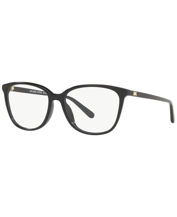 Michael Kors Santa Clara Rectangle Eyeglasses - Black