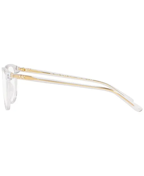 Michael Kors Santa Clara Rectangle Eyeglasses - Transparent
