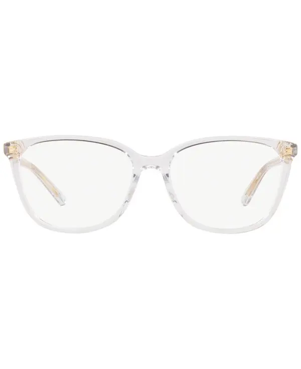 Michael Kors Santa Clara Rectangle Eyeglasses - Transparent