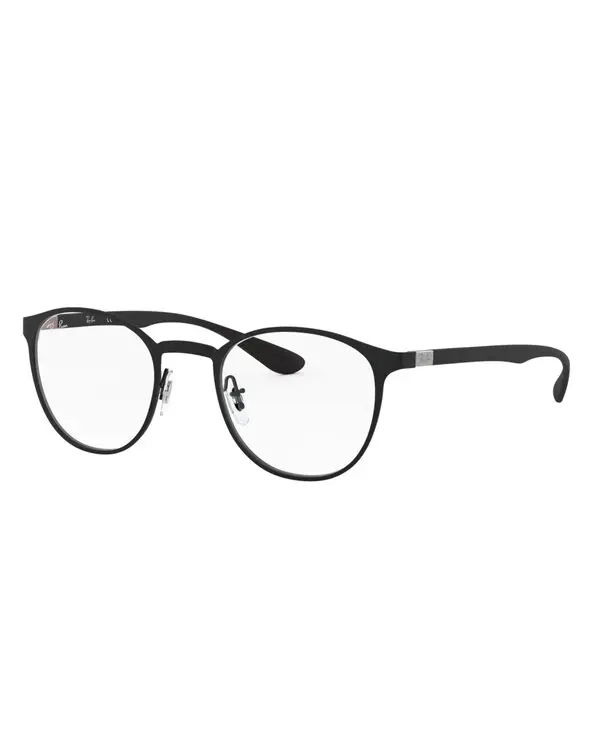 Ray-ban Rx6355 Round Frame Eyeglasses - Matte Blk