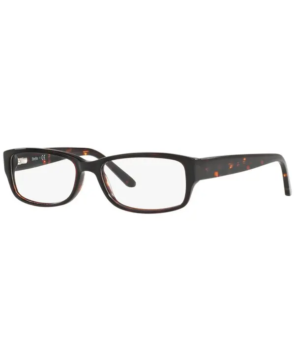 SFEROFLEX Rectangular Full Rim Eyeglasses - Havana
