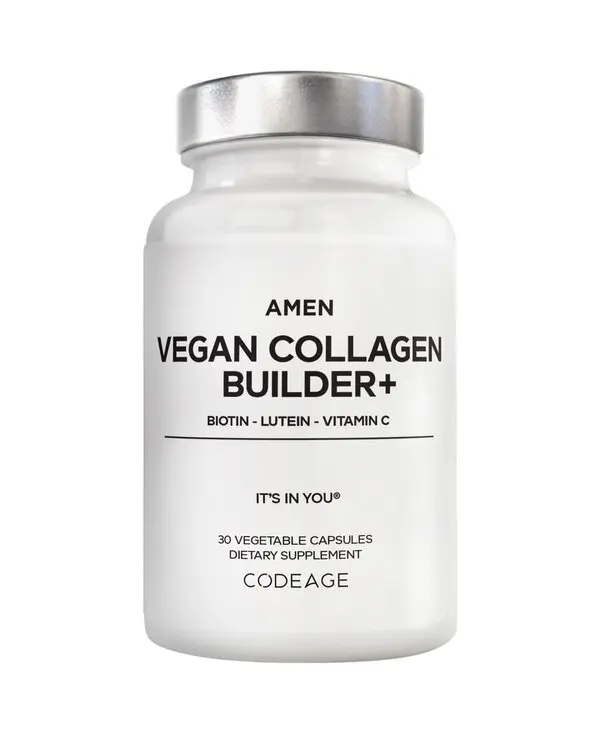 Amen Collagen Builder Supplement - White
