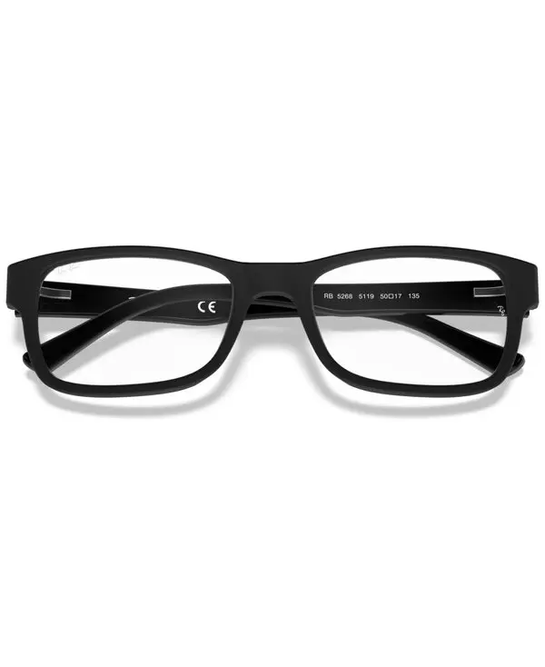 Ray-ban Rectangle Eyeglasses - Matte Blac