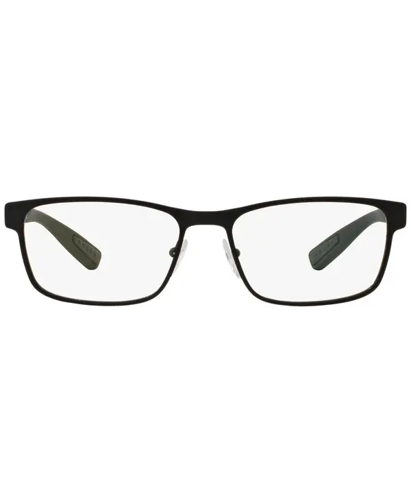 Prada Rectangle Eyeglasses - Rubber Bla