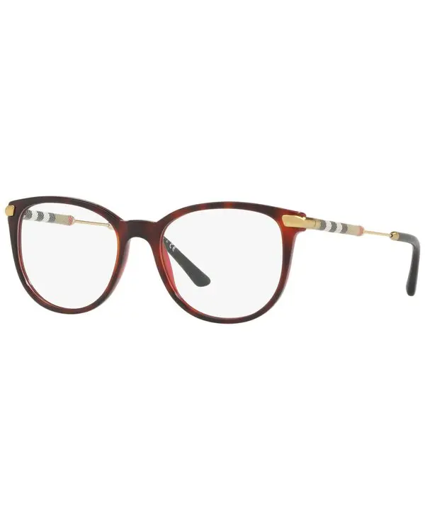 Burberry Square Eyeglasses - Red Tort