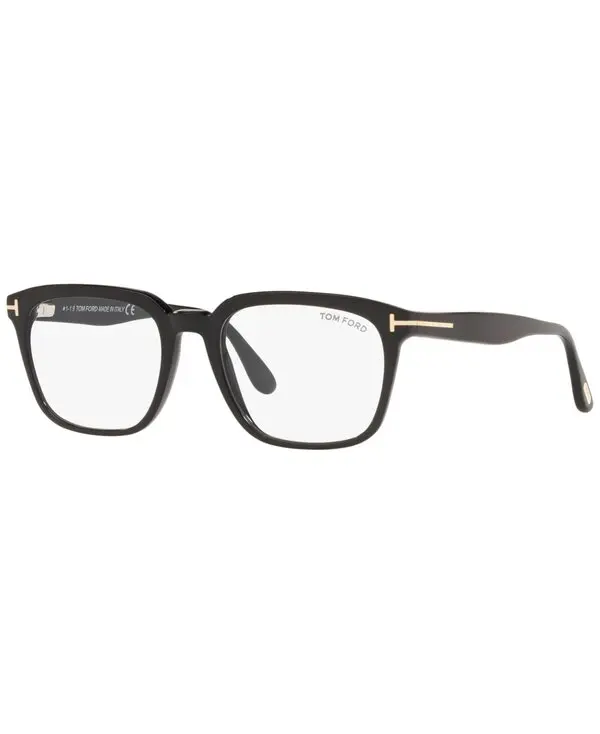 TOM FORD Square Eyeglasses - Shiny Black