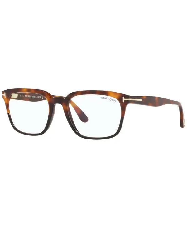 TOM FORD Square Eyeglasses - Dark Havana