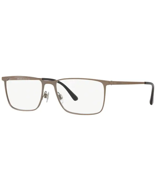 Giorgio Armani Rectangle Eyeglasses - Matte Bron