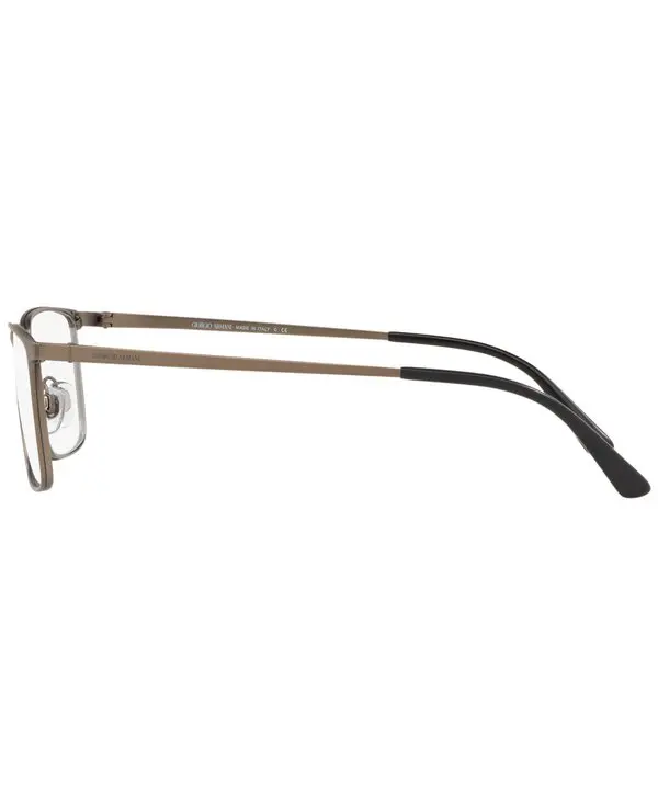 Giorgio Armani Rectangle Eyeglasses - Matte Bron