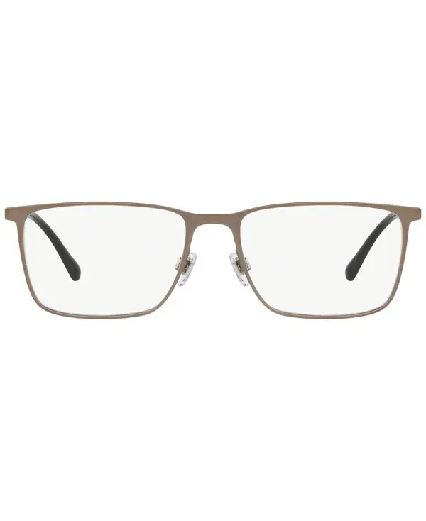 Giorgio Armani Rectangle Eyeglasses - Matte Bron