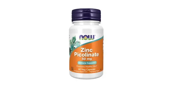 NOW FOODS Zinc Picolinate - No Color