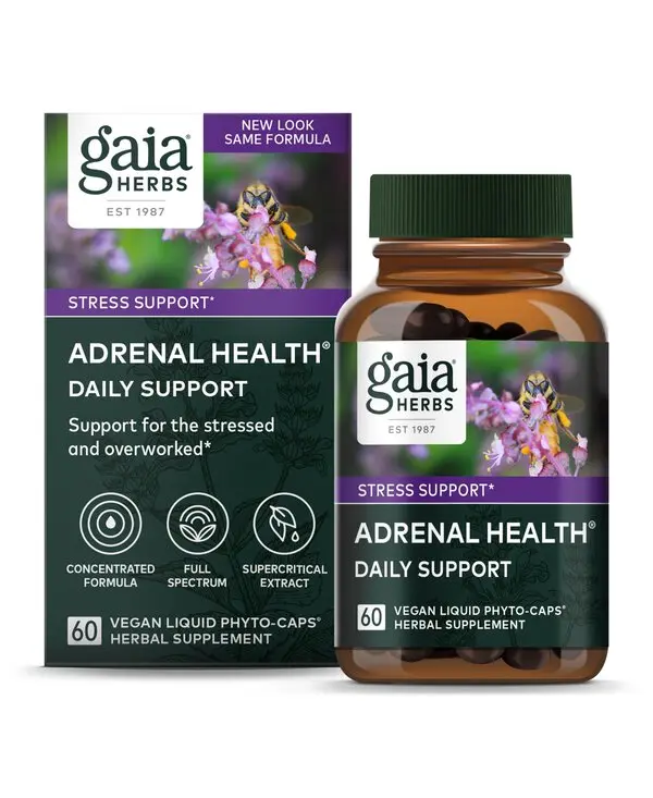 GAIA HERBS Adrenal Health Daily Support - No Color