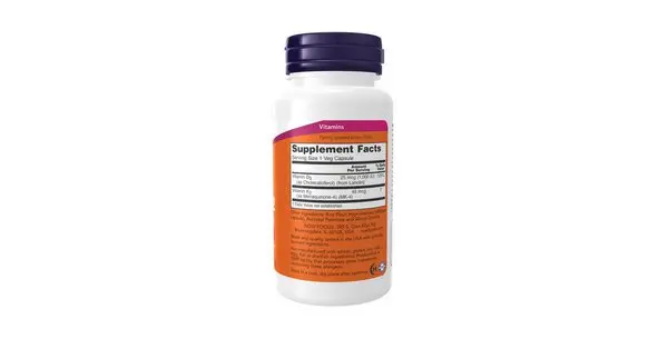 NOW FOODS Vitamin D-3 & K-2
