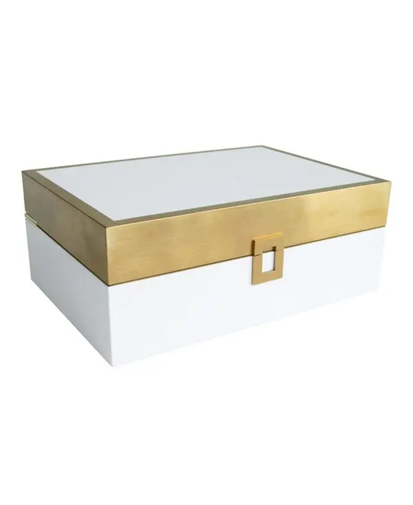 MELE & CO Mab London Jewelry Box - White