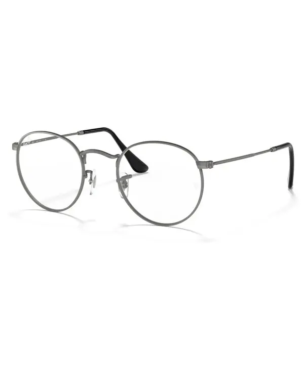 Ray-ban Round Frame Eyeglasses - Gunmetal