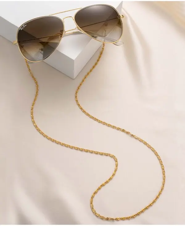 Ettika 18k Gold Plated Level Up Glasses Chain