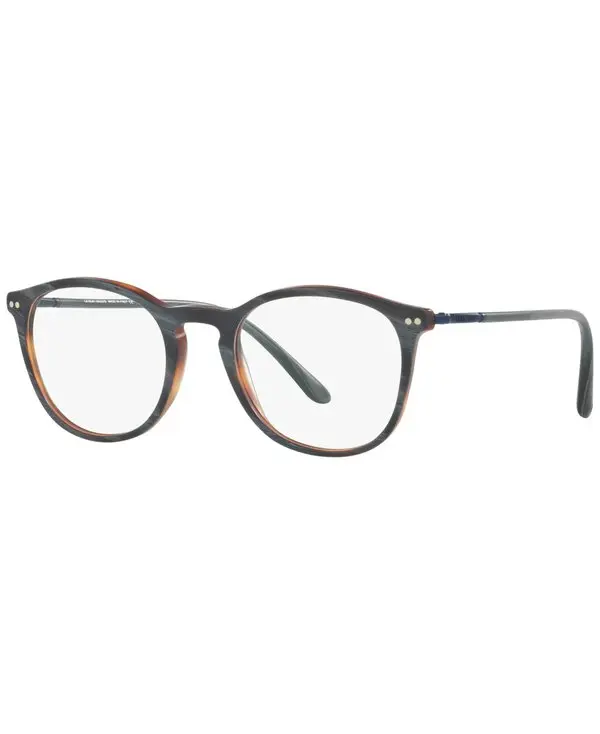 Giorgio Armani Phantos Eyeglasses - Grey Horn