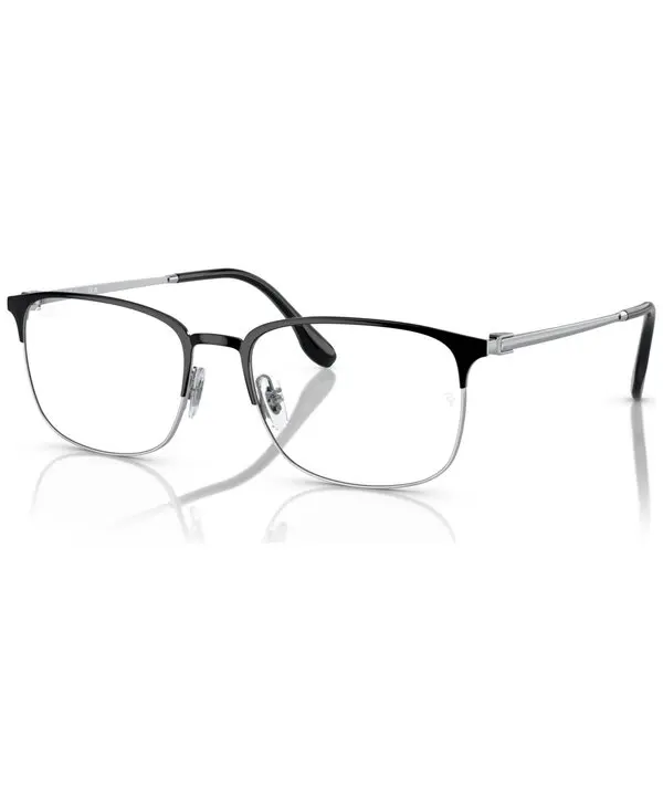Ray-ban Pillow Eyeglasses - Black On Silver-tone