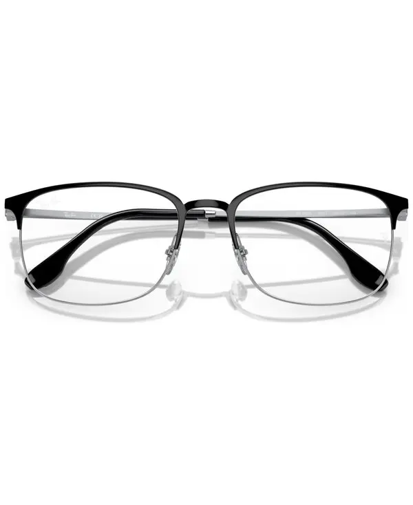 Ray-ban Pillow Eyeglasses - Black On Silver-tone