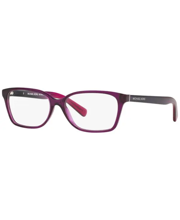 Michael Kors Mk4039 Rectangle Eyeglasses - Trans Purp