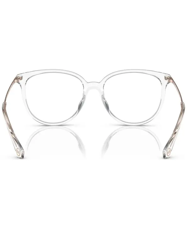Michael Kors Round Eyeglasses - Clear Transparent