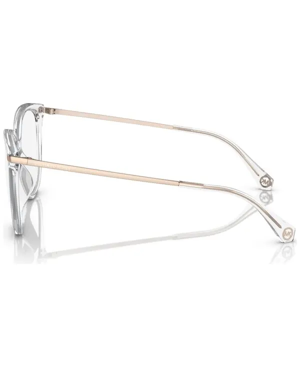 Michael Kors Round Eyeglasses - Clear Transparent