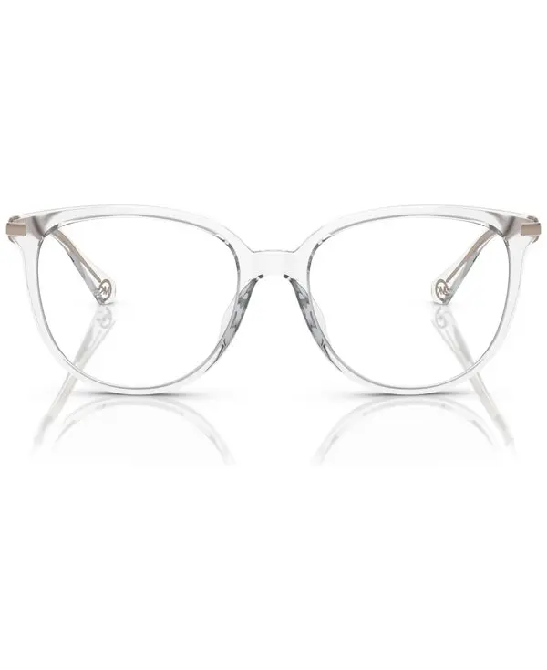 Michael Kors Westport Round Eyeglasses - Clear Transparent