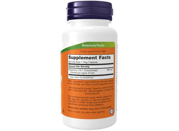 NOW FOODS Elderberry - No Color